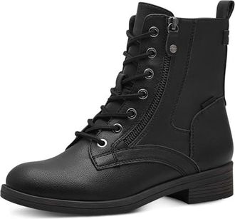 Tamaris Femme Bottines, Dame Rangers,TOUCHit,Bottes,Demi-Bottes,Bottines,Bottines à Lacets,Black,39 EU
