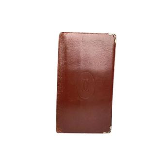 Cartier Portefeuille en cuir vintage Pre-owned - Femme - Pre-owned - Rouge - Taille: ONE Size