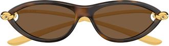 Bottega Veneta Femme, Accessoires, Brun, Taille: 56 MM Lunettes de soleil