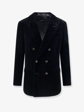 Tom Ford Double-breasted velvet blazer - TOM FORD - gender_Man