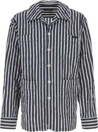 Dolce & Gabbana Homme, Chemises, Multicolore, Taille: M Chemise Brod&eacute;e en M&eacute;lange de Viscose