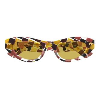 Bottega Veneta Cat-Eye Sonnenbrille aus braunem Acetat - - Accessories - Damen - Braun - ONE SIZE