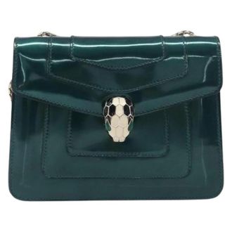 Bulgari Pre-owned Leather Shoulder Bag - - Pre-owned - Damen - Gr&uuml;n - ONE SIZE