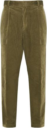 HUGO BOSS Homme, Pantalons, Vert, Taille: M C-Perin-PL Pantalon en velours c&ocirc;tel&eacute; stretch en coton