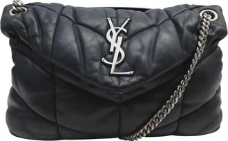 Saint Laurent Crossbody Bags - SAINT LAURENT LOULOU PUFFER KLEINE HANDTASCHE 5774 - Gr. unisize - in Schwarz - f&uuml;r Damen