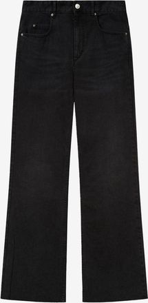 Isabel Marant Pantalon Belvira - Femme - Noir D&eacute;lav&eacute; - Taille34 - Isabel Marant