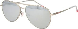 HUGO BOSS Homme, Accessoires, Gris, Taille: ONE Size Lunettes de soleil Aviateur