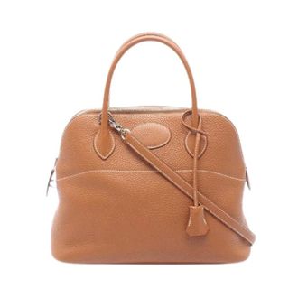 Herm&egrave;s Pre-owned Cuir sacs-main - Femme - Pre-owned - Brun - Taille: ONE Size