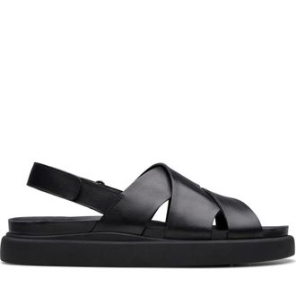 Clarks Flache Sun Sandalen - - Shoes - Damen - Schwarzk - 37 1/2 EU