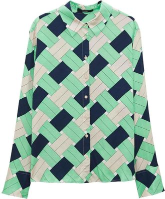 someday Damen Langarmbluse | Printbluse ZOLOGNA Granny Green, 36