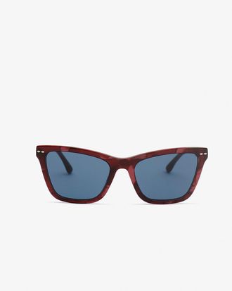Isabel Marant Sonnenbrille Leyna - Damen - Marble Red-blue - Isabel Marant - Geschenkideen f&uuml;r Frauen