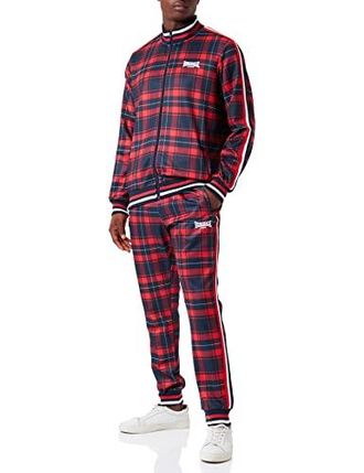 Lonsdale Surv&ecirc;tement Homme Coupe &eacute;troite WICKSTONE Blue/White/Red 3XL