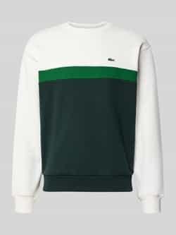 Lacoste Regular Fit Sweatshirt aus reiner Baumwolle