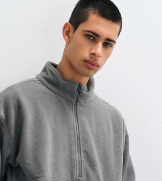 Columbia Bent Bough polaire zipp&eacute;e &agrave; mi-hauteur en gris charbon