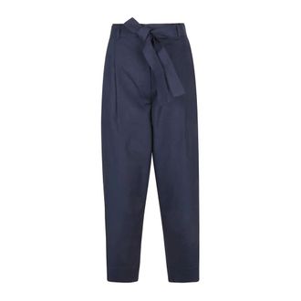 Max Mara Stylische Hosen f&uuml;r einen Trendigen Look - - Trousers - Damen - Blau - 3XS