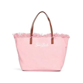 Saint Barth Femme, Sacs, Rose, Taille: ONE Size City Bag Mid Fringe