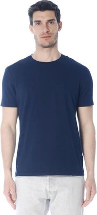 Dondup Homme, Tops, Bleu, Taille: XL T-shirt &agrave; col rond et coupe classique