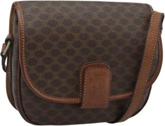 Celine Pre-owned Vintage Macadam Shoulder Bag - Femme - Pre-owned - Brun - Taille: ONE Size
