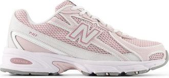 New Balance Unisex 740 in Rosa/Wei&szlig;, Wildleder/Mesh, Gr&ouml;&szlig;e 37.5