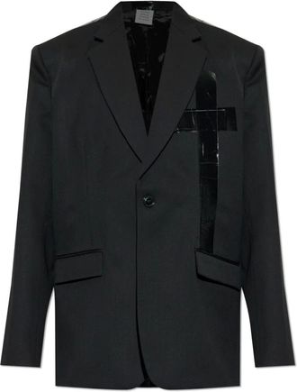 VETEMENTS Homme, Vestes, Noir, Taille: L Blazer en laine