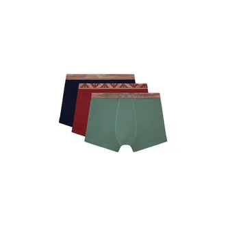 Emporio Armani Lot de 3 boxers en coton m&eacute;lang&eacute;