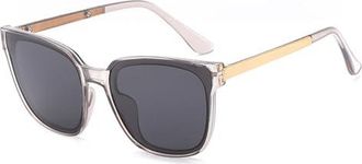 Generic Lunettes de soleil tendance femme rétro lunettes de soleil femme noir vintage oeil de chat conduite, gris noir, taille unique 2026