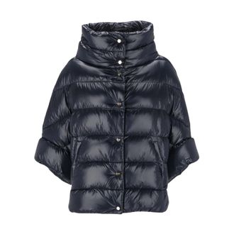 Herno Ultraleichtes Nylon-Cape - - Jackets - Damen - Schwarzk - XS