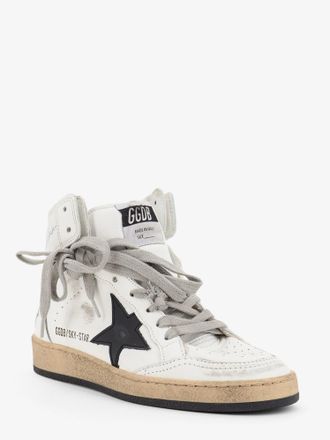 Golden Goose Womens Sneakers Sky Star White Leather Trainers