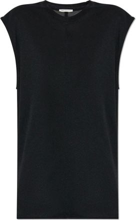 Ami Femme, Tops, Noir, Taille: 40 FR D&eacute;bardeur ajust&eacute; en jersey