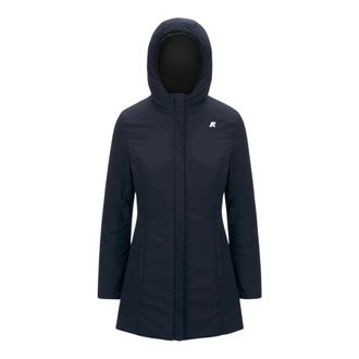 K-Way Denise Warm Double - - Coats - Damen - Blau - L