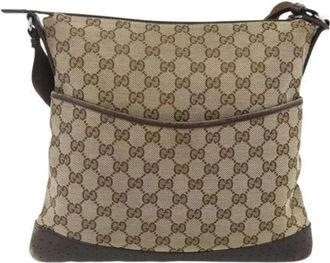 Gucci Sac bandouli&egrave;re vintage Pre-owned - Femme - Pre-owned - Brun - Taille: ONE Size