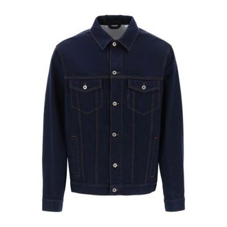 Burberry Homme, Vestes, Bleu, Taille: S Veste en jean classique