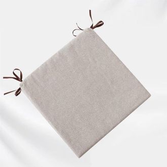 Generic Quadratischer Stuhlkissenbezug, 45,7 x 45,7 x 7,6 cm (18 x 18 x 3 Zoll), Dicker Bezug, vollst&auml;ndige Abdeckung, Rei&szlig;verschluss mit rutschfesten Gurten,