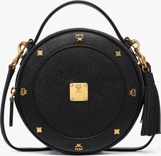 MCM Pina Tamburin-Tasche aus Kalbsleder mit Nieten