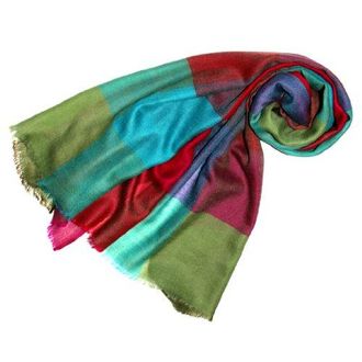 Lorenzo Cana Foulard de 100% Cachemire pour la femme, collection sup&eacute;rieure - &eacute;charpe du N&eacute;pal - 70 cm x 210 cm - attrayant et noble - une sensation de luxe en rou