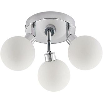 Lindby Zaniba Deckenleuchte, chrom, rund - chrom - Lindby