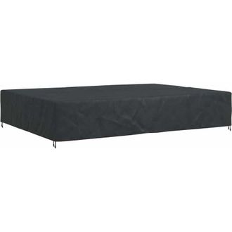 vidaXL Gartenm&ouml;belabdeckung Schwarz 400 x 300 x 70 cm 420D vidaXL