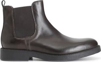 Caf&egrave;noir Bottine En Cuir Pour Homme Avec &Eacute;lastique, Pour Homme, Couleur Marron, Taille 39