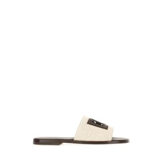 Dolce & Gabbana Sandalen mit Logo-Detail - - Shoes - Herren - Beige - 41 EU