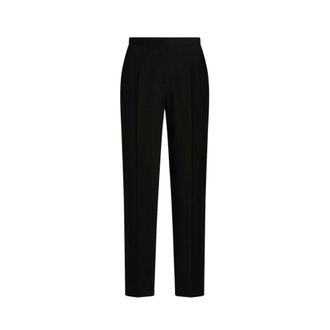 Kiton Femme, Pantalons, Noir, Taille: 36 FR Pantalon de Laine Tailleur