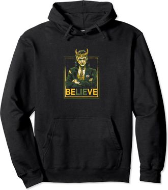 MARVEL Loki BeLIEve Portrait Pullover Hoodie