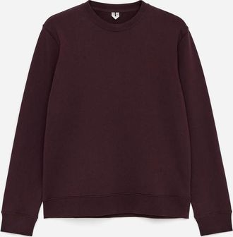 Arket Mittelschweres Sweatshirt -Rot