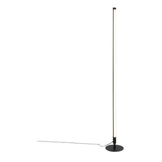 QAZQA Line up - led Dimmable Lampadaire variateur inclus - 1 lumi&egrave;re - h 120 cm - Noir - Moderne - &eacute;clairage int&eacute;rieur - Salon i Chambre i Cuisine i Salle