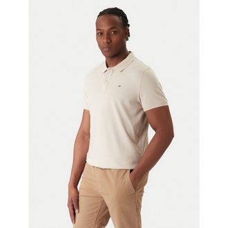 Tommy Jeans Poloshirt DM0DM20676 Beige Slim Fit