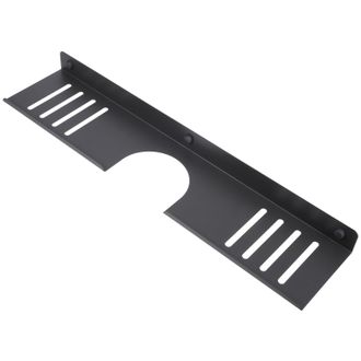 OSALADI U F&ouml;rmiges Wandregal aus Kohlenstoffstahl Ablage f&uuml;r Waschbecken und Dusche Bohrfreie Montage Badezimmer Organizer mit Gro&szlig;em Stauraum Pflegeleicht Gr