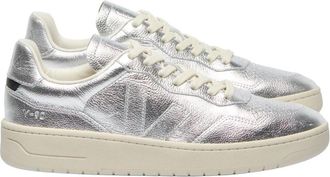 Veja Femme, Chaussures, Gris, Taille: 39 EU V-90 Baskets en Cuir Tra&ccedil;able