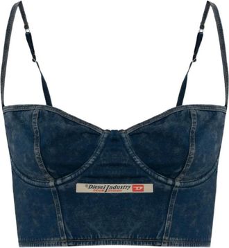 Diesel Femme, Tops, Bleu, Taille: 34 FR Underwear Diesel
