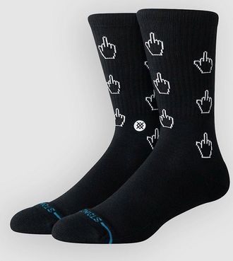 Stance Cursor Crew Socks black