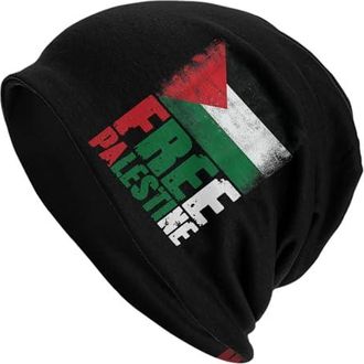 Generic Bonnet Beanie Drapeau De La Palestine Libre Drapeau Palestinien Confortable Knit Beanie Élégant Watch Hat pour Ski La Rue Homme