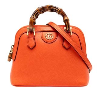 Gucci Sac &agrave; main Vintage Pre-owned - Femme - Pre-owned - Orange - Taille: ONE Size